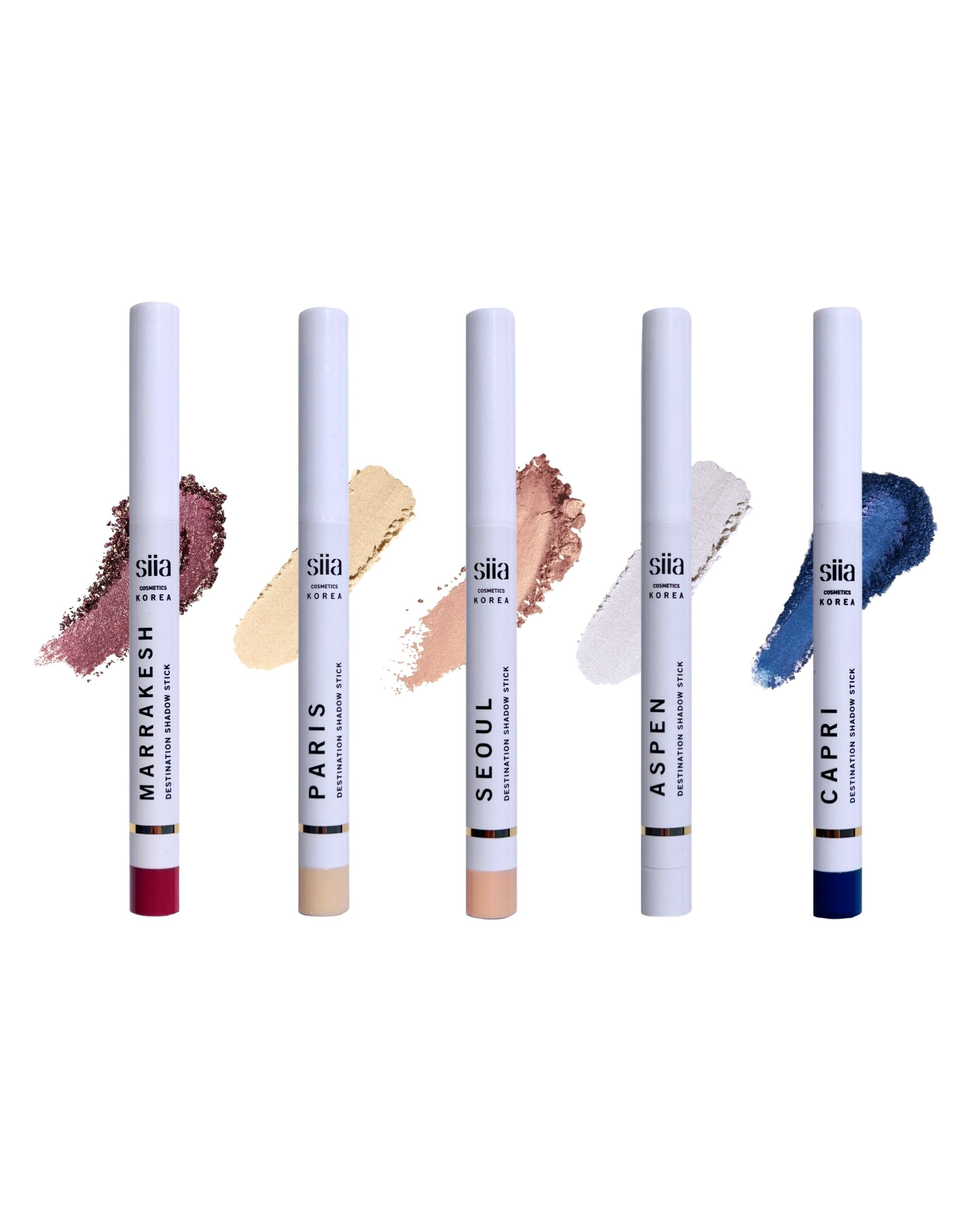 5-Pc. Destination Shadow Stick – Siia Cosmetics